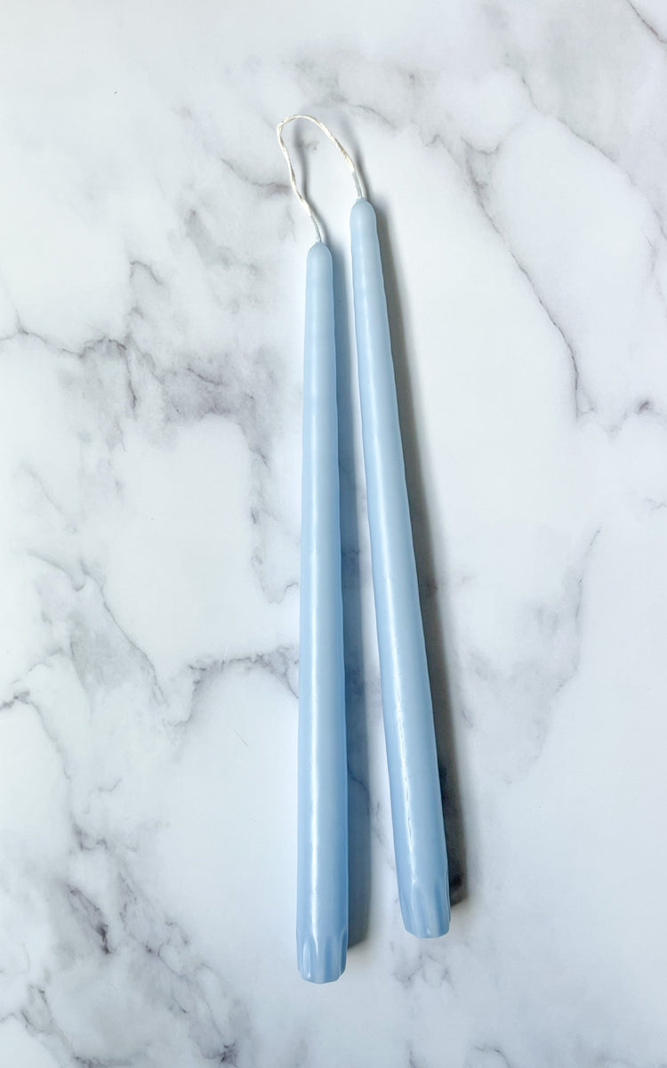 12" Light Blue Taper Candles – The Kinship Collection