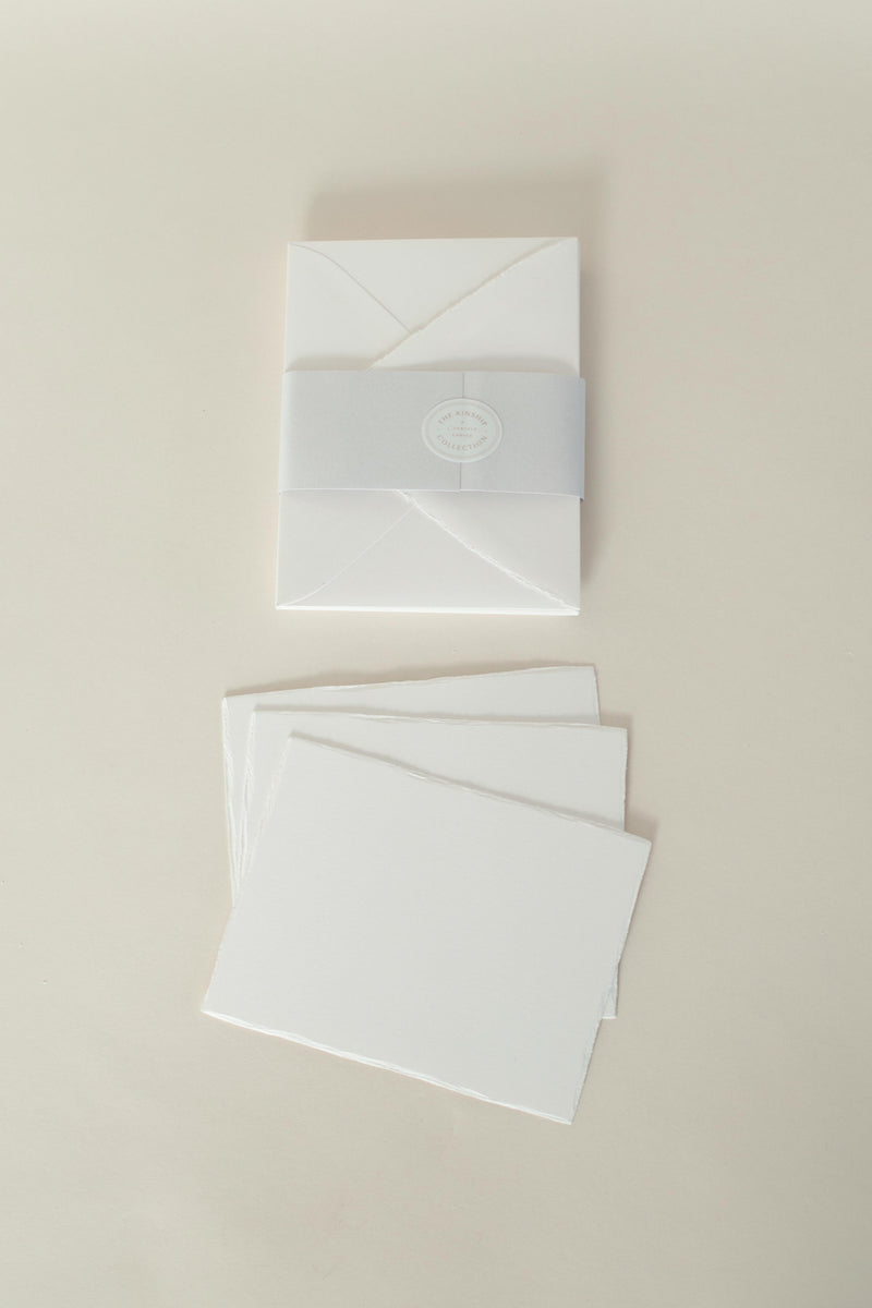 Deckled Edge Note Cards, Invitations, Thank You Cards – The Kinship ...